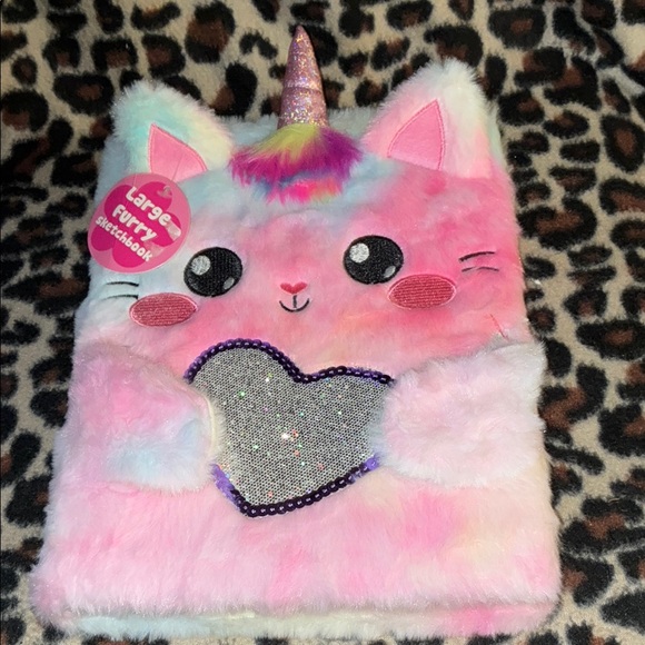votum | Office | Colorful Unicorn Furry Notebook | Poshmark